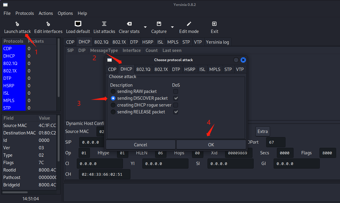DHCP攻击及防御 | JChan