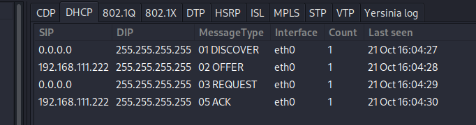 DHCP攻击及防御 | JChan
